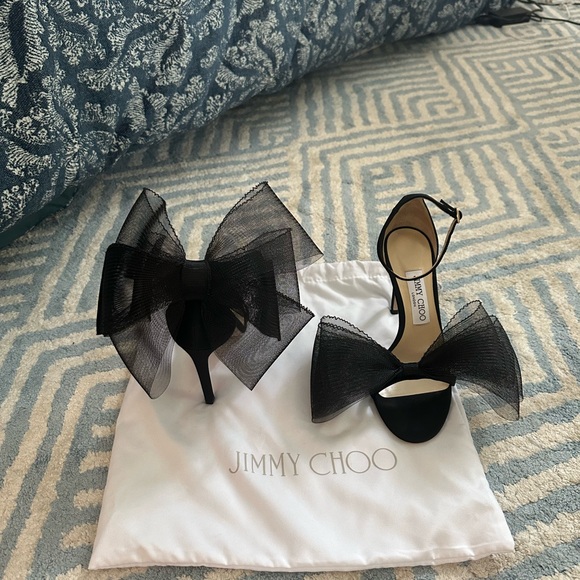 Jimmy Choo | Shoes | Jimmy Choo Adeline Black Heels | Poshmark